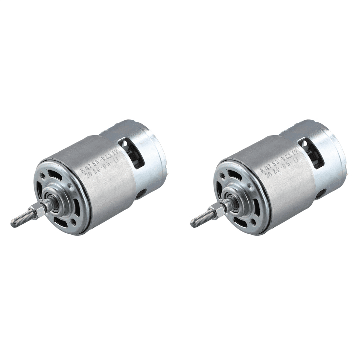 2X 755 DC Motor for Weed Trimmer 21V Grass Cutter Motor with Long Shaft ...