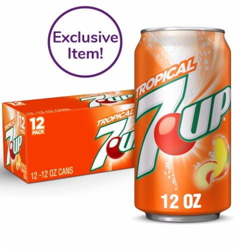 2X-7UP Tropical Caffeine Free Soda Cans - 12 fl oz - 12 pk - Walmart.com