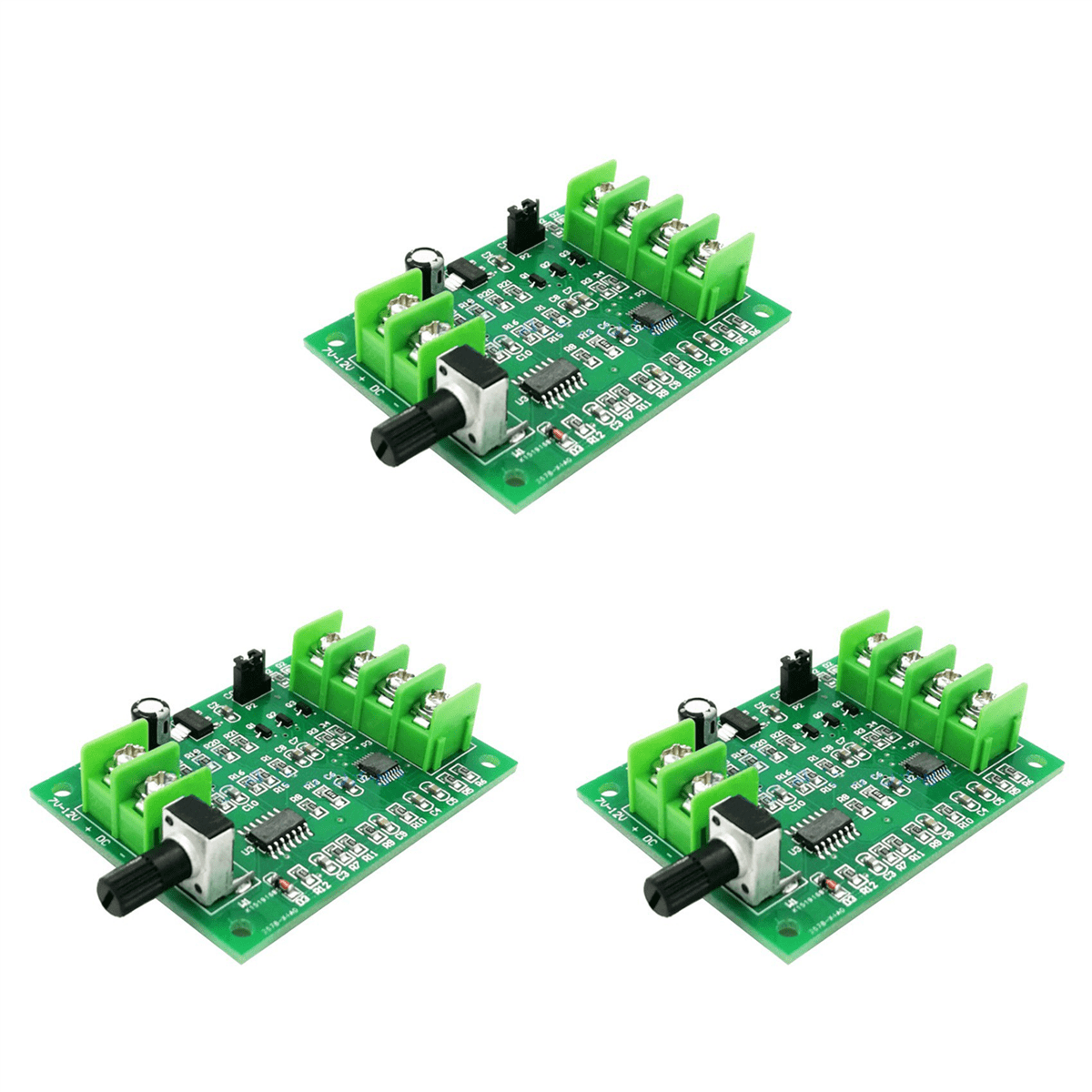 2X 7V-12V DC Brushless Driver Board Controller for Hard Drive Motor 3/4 ...