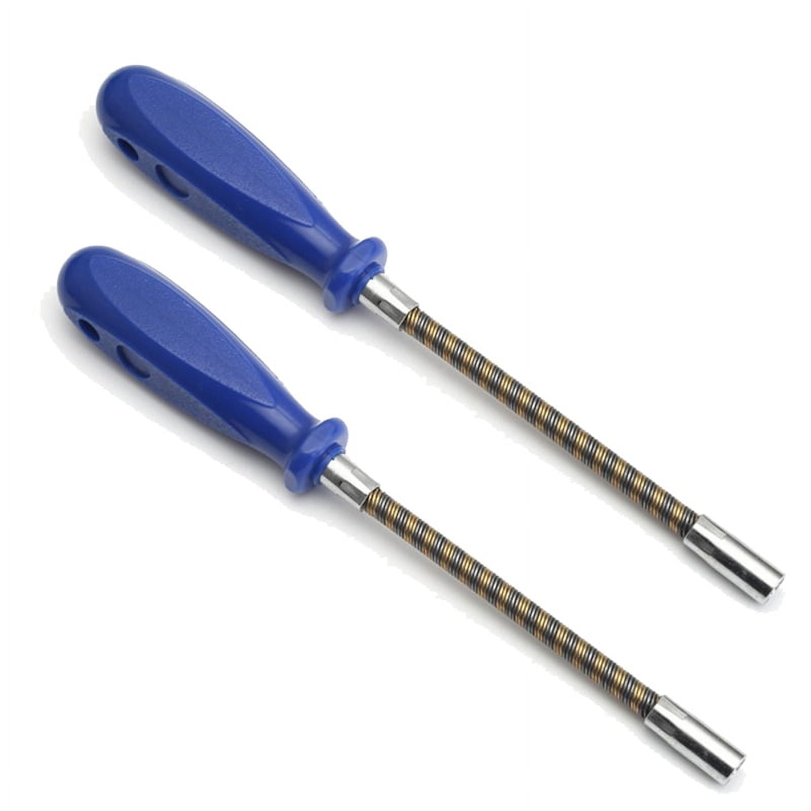 2X 7mm Flexible Hex Screwdriver 90 Degree Bendable Nutdriver Hex Socket ...