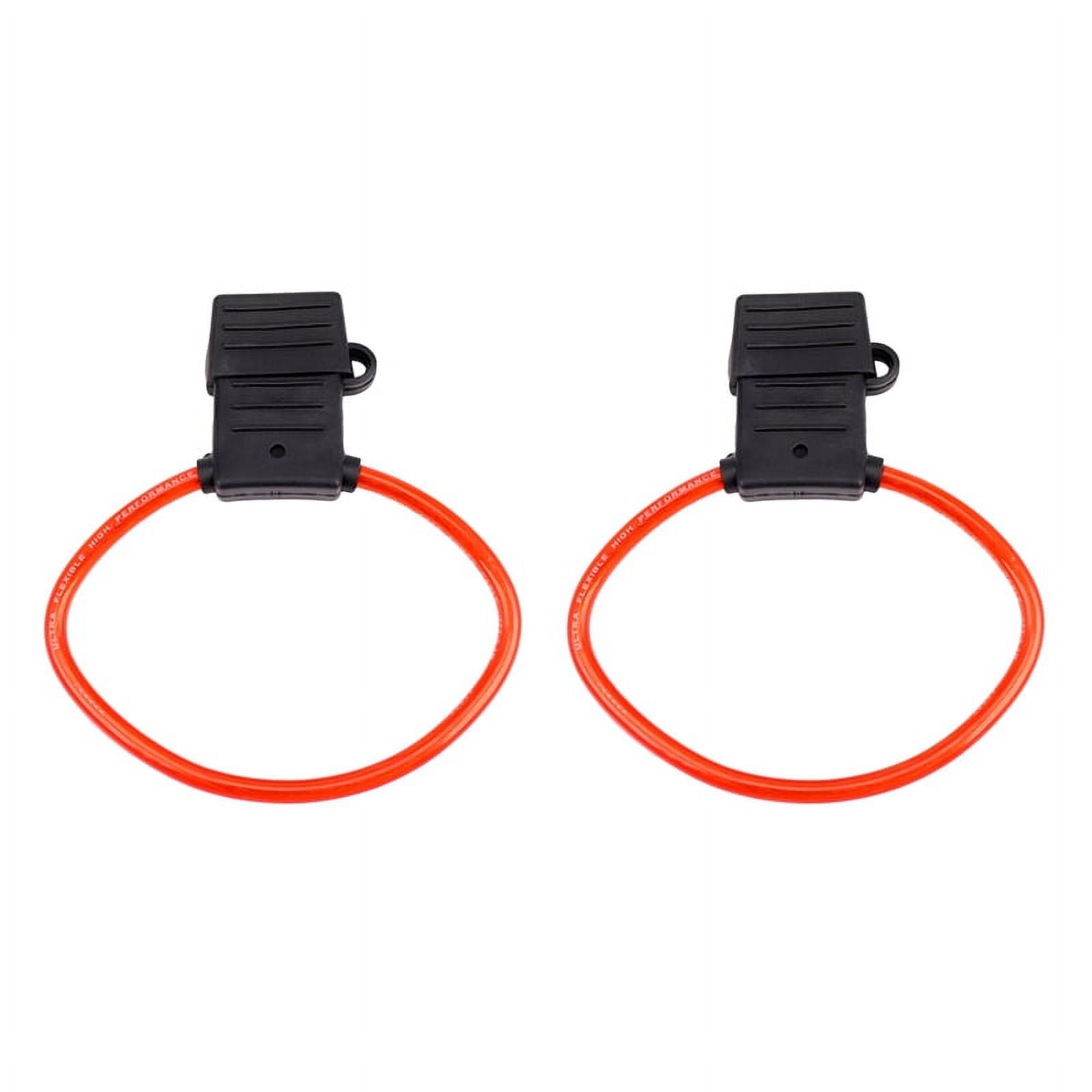 2X 8 AWG Gauge MAXI Blade Fuse Holder Inline Wire 12-24V Volt ...