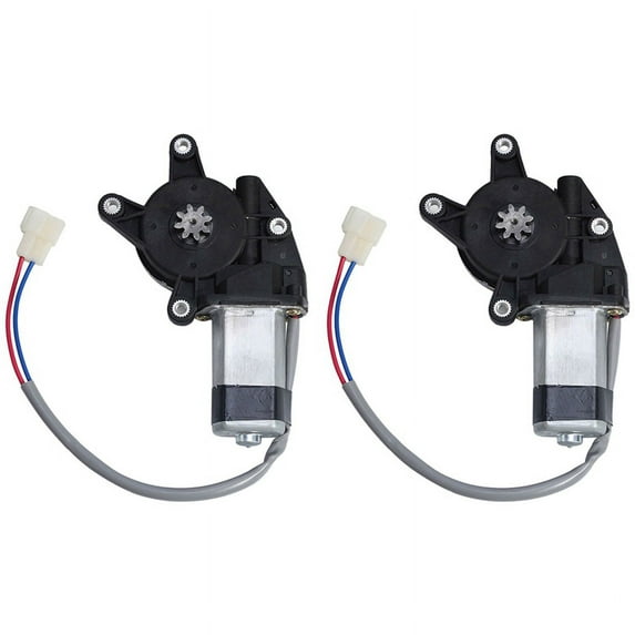 2X 8-Tooth Left Side Electric Car Window Regulator Glass Lift Motor for ...