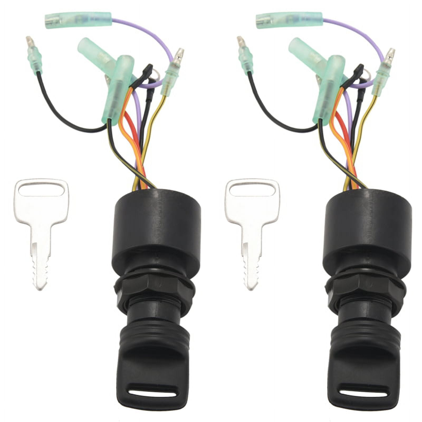 2X 87-17009A5 Boat Motor Ignition Key Switch for Mercury Outboard ...