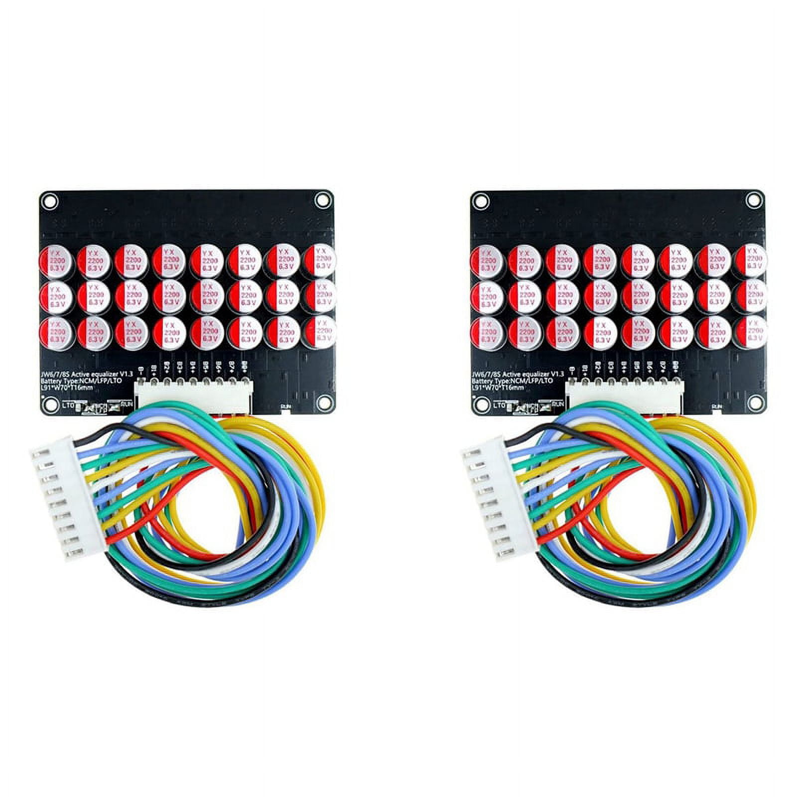2X 8S Active Equalizer Balancer Lifepo4 LTO Battery Energy Equalization ...