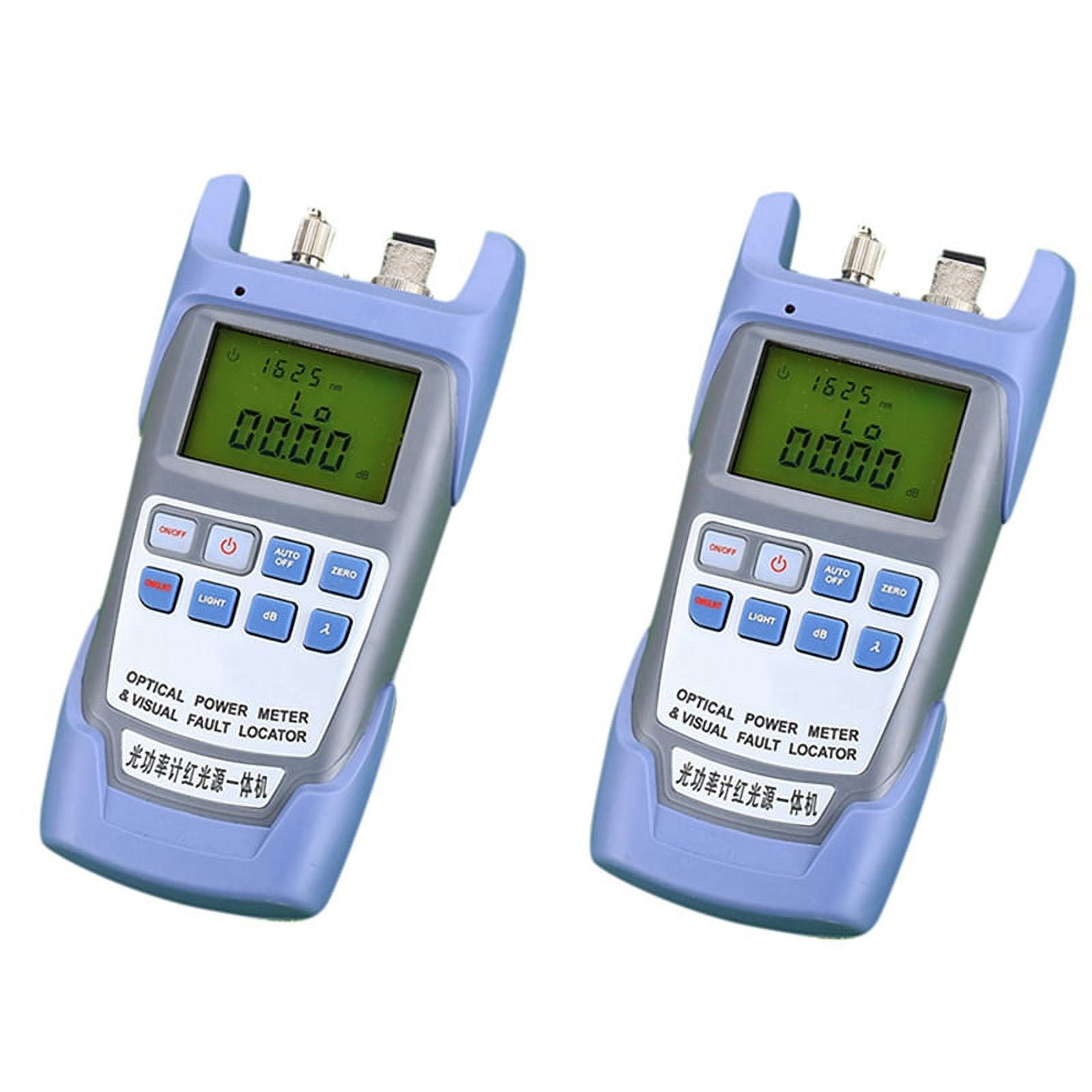 2X -9 1Mw Power FTTH Fiber Optic Optical Power Meter Cable Tester ...