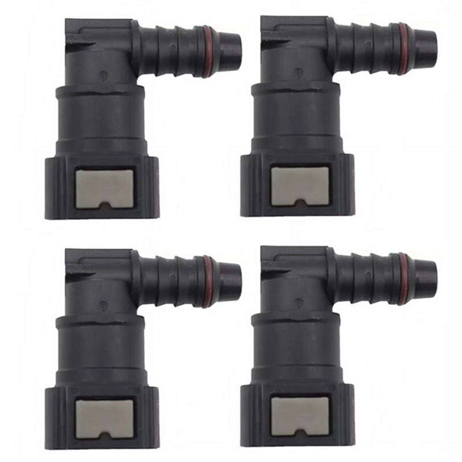 2X 9.89 ID8 Curved Line Quick Connector, Urea Tube Pipe Fittings Gas ...