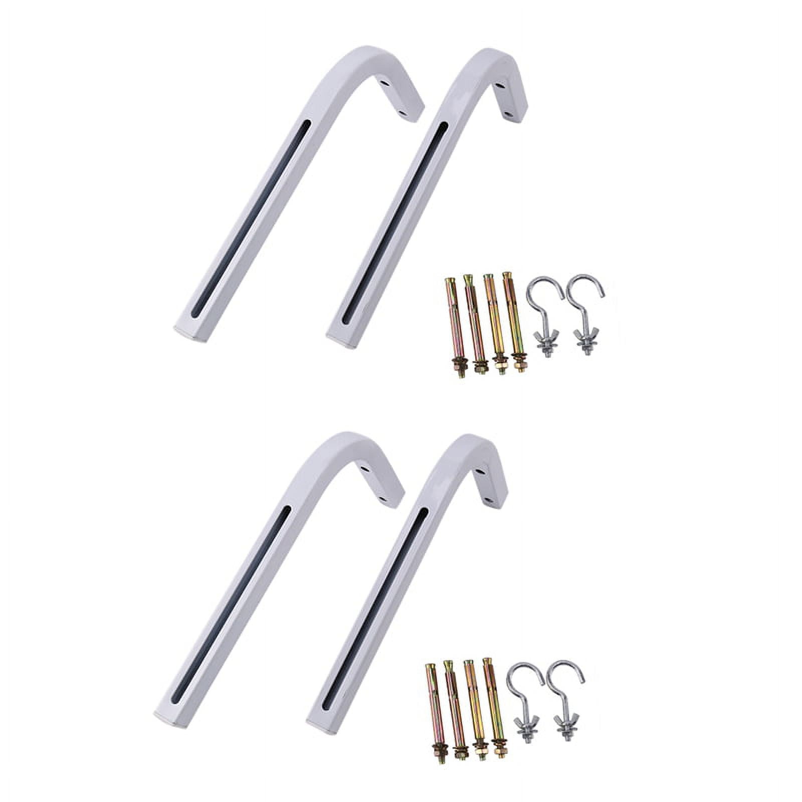 2X 90 Degrees Bracket Projection Screen Hanger Adjustable Ceiling Mount ...