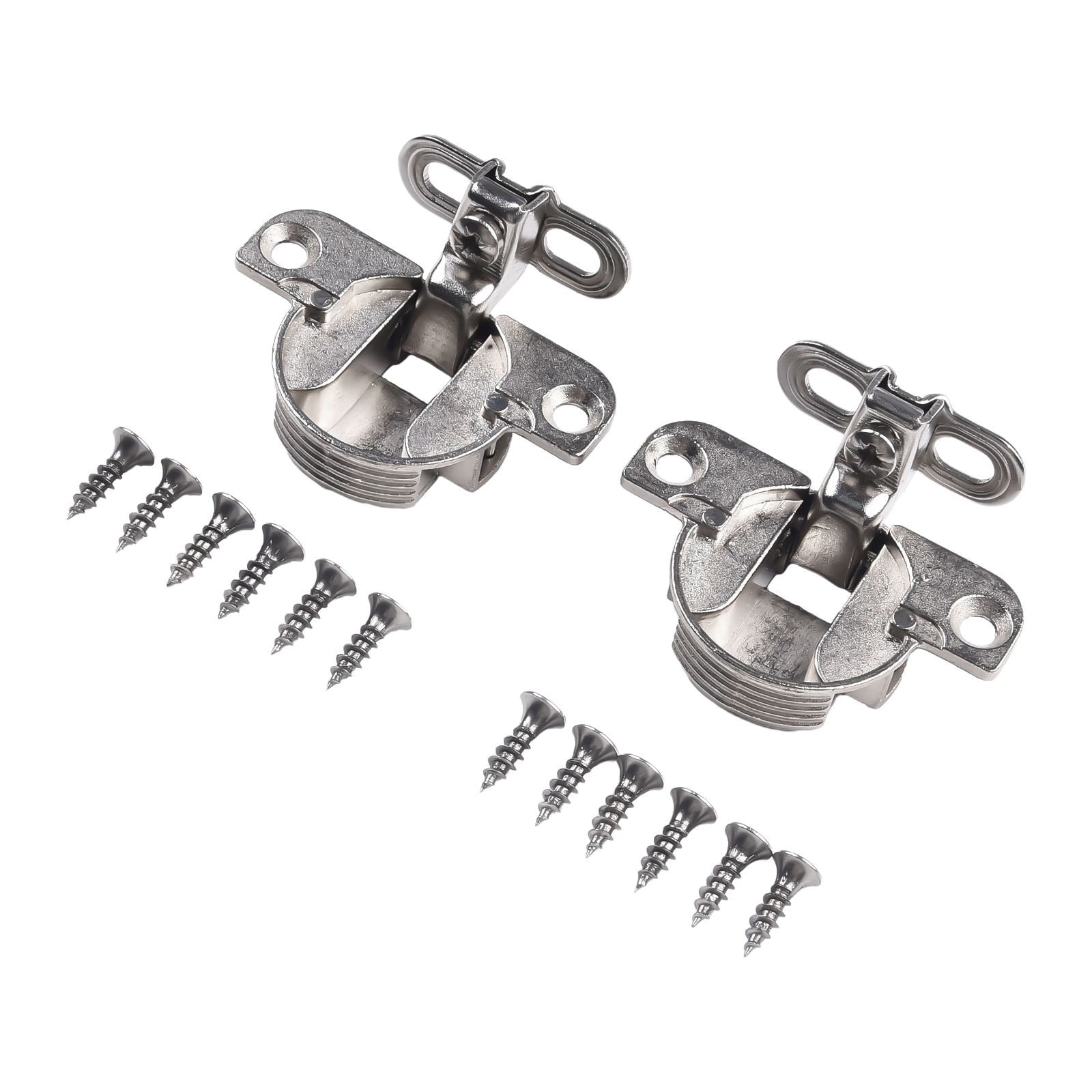 2X 97° Hinge 35 Cup Inner Sliding Door Hinge Side Panel Flat-Mounted ...