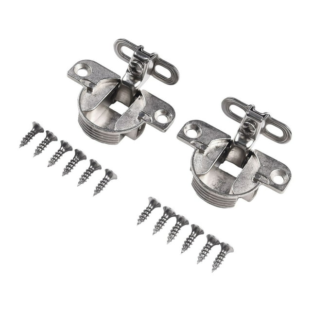 2X 97° Hinge 35 Cup Inner Sliding Door Hinge Side Panel Flat-Mounted ...