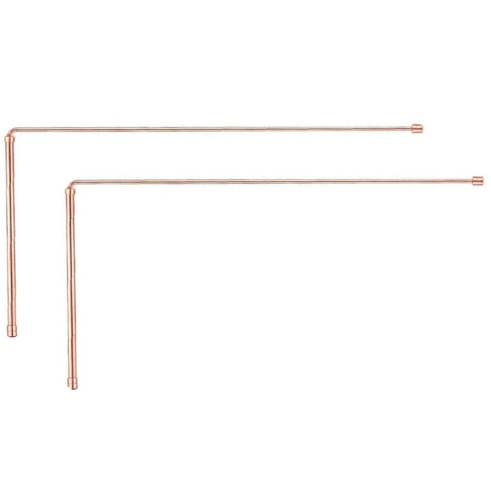 2X 99.9% Copper Detector Rod Metal Detector Rod for Water/Treasure ...