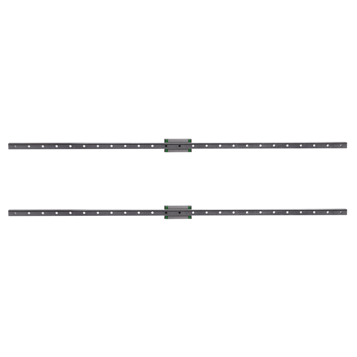 2X, 9mm Linear Guide Miniature Rail MGN9 500mm Linear Rail and 1 Pcs ...
