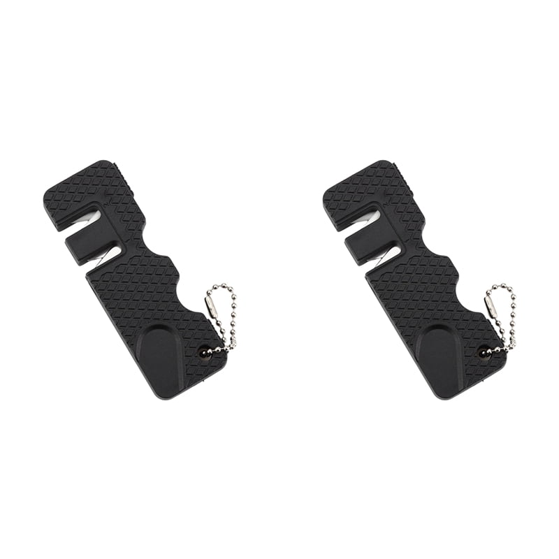 2X A-Knife Sharpener Pocket Ceramic Sharpen Tool Scissor Sharpen Gears ...