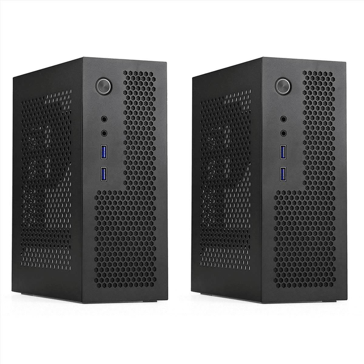 2X A09 HTPC Computer Case Mini ITX Gaming PC Chassis Desktop Chassis ...