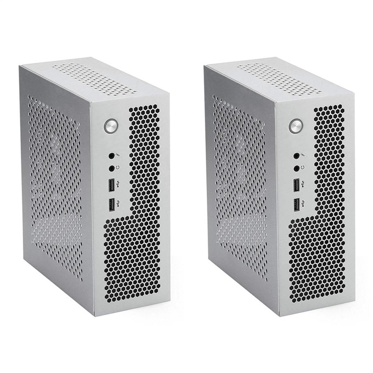 2X A09 HTPC Computer Case Mini ITX Gaming PC Chassis Desktop Chassis ...