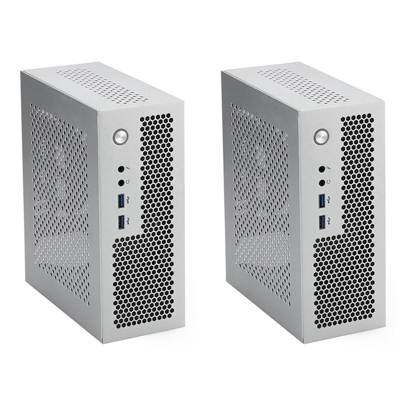 2X A09 HTPC Computer Case Mini ITX Gaming PC Chassis Desktop Chassis ...
