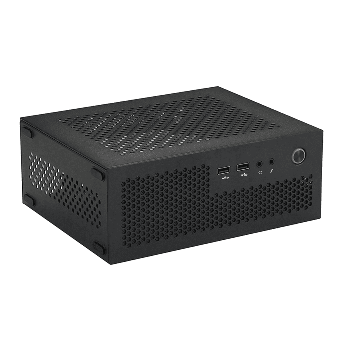2X A09 HTPC Computer Case Mini ITX Gaming PC Chassis Desktop USB2.0 ...