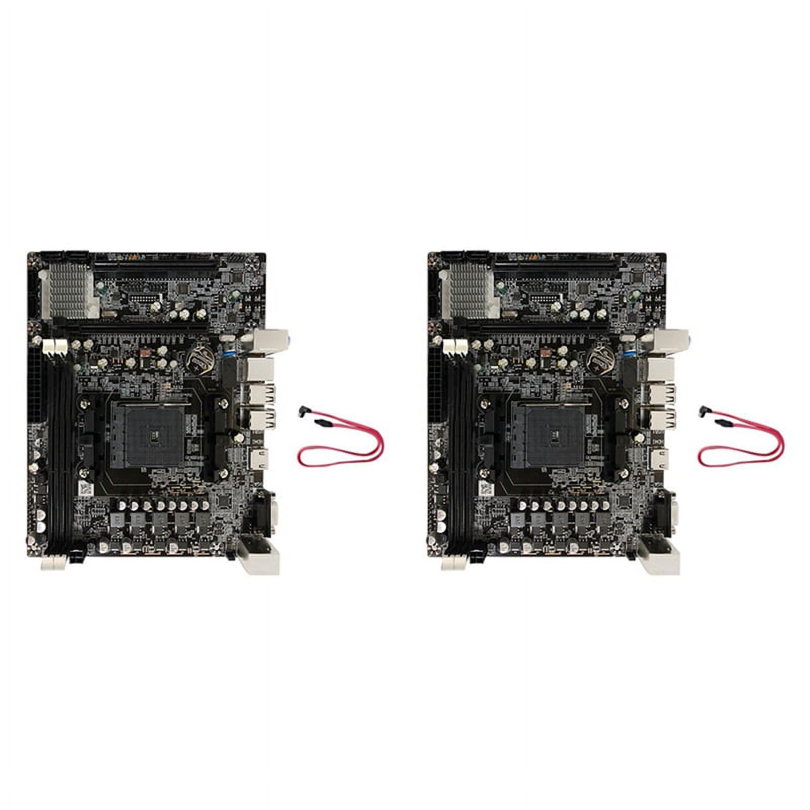 2X A88 Motherboard Fm2 + Cpu Interface DDR3 All Solid State Supply Desktop Computer Game ...