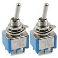 2X AC 3A/250V 6A/125V 6 Pin DPDT On/On 2 Position Mini Toggle Switch ...