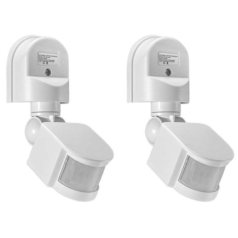 2X AC110-240V Motion Sensor Automatic Infrared Light Sensor Movement ...