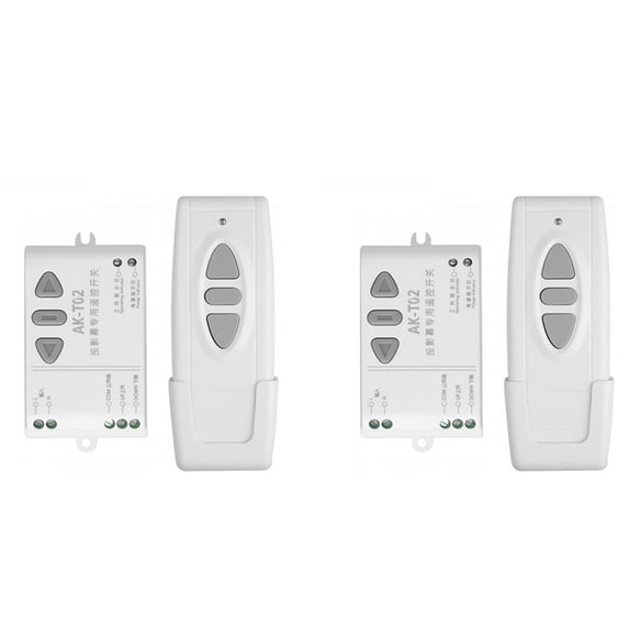2X AC85-250V Motor Remote Switch Controller Projection Screen 433 UP ...