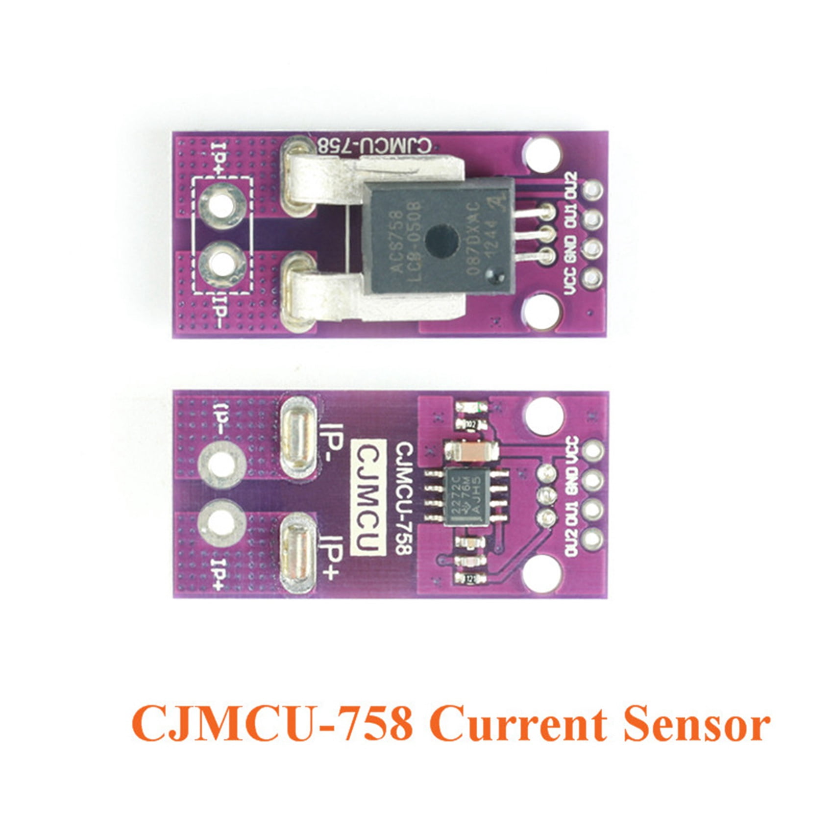 2X ACS758 ACS758LCB-100B Current Module Linear Hall Current Sensor PFF ...