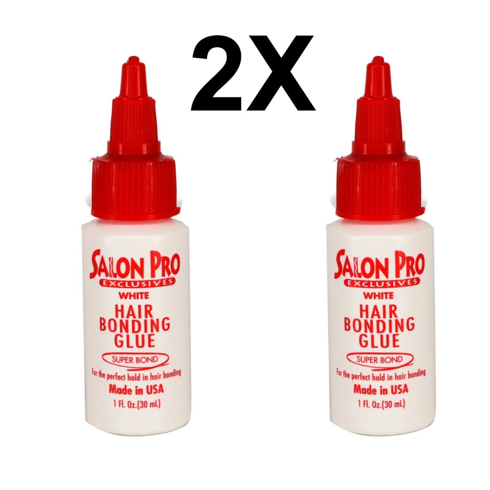 2X ANTI-FUNGUS HAIR LACE WIG CAP 1oz WHITE BONDING ADHESIVE GLUE BOND ...