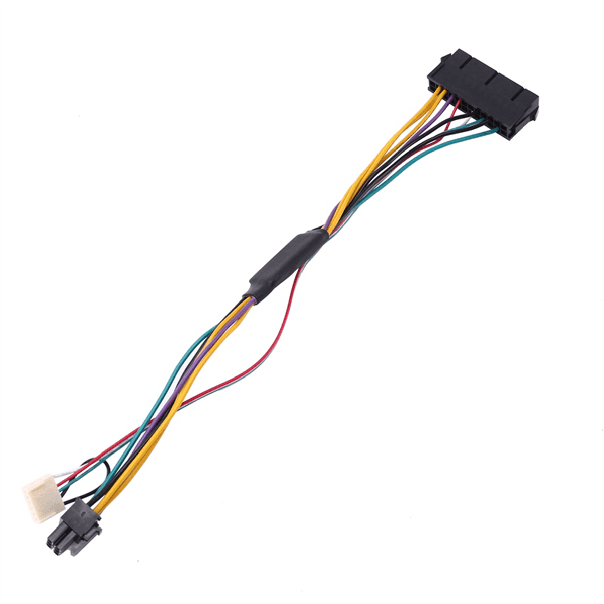 2X ATX PSU Power Supply Cable 24P to 6P Male Mini 6P Connector for ...