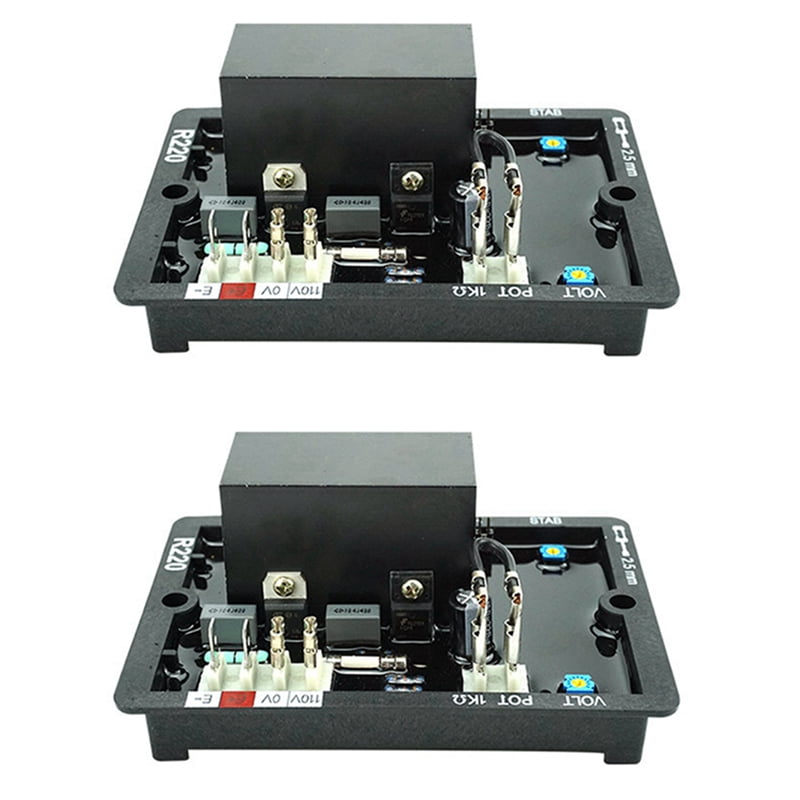 2X AVR R220 Genset Spare Parts Automatic Voltage Regulator for ...