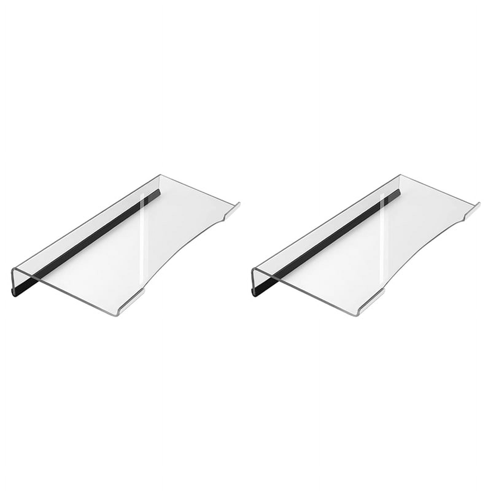 2X Acrylic Keyboard Holder, Tilted Computer Keyboard Holder Clear ...