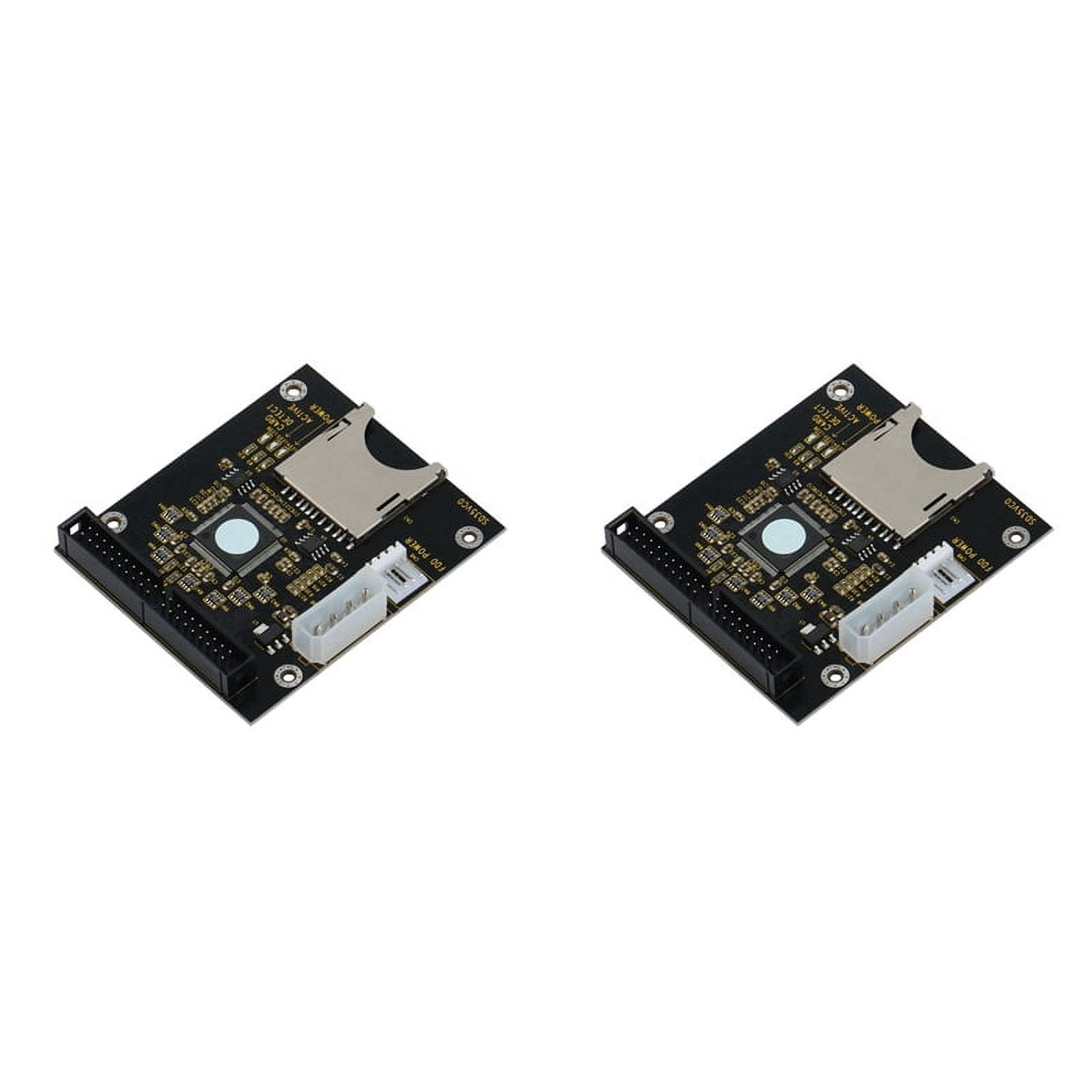 2X Adapter Card 3.5 IDE SD 3.5inch 40Pin Male IDE Hard Disk Drive SD ...