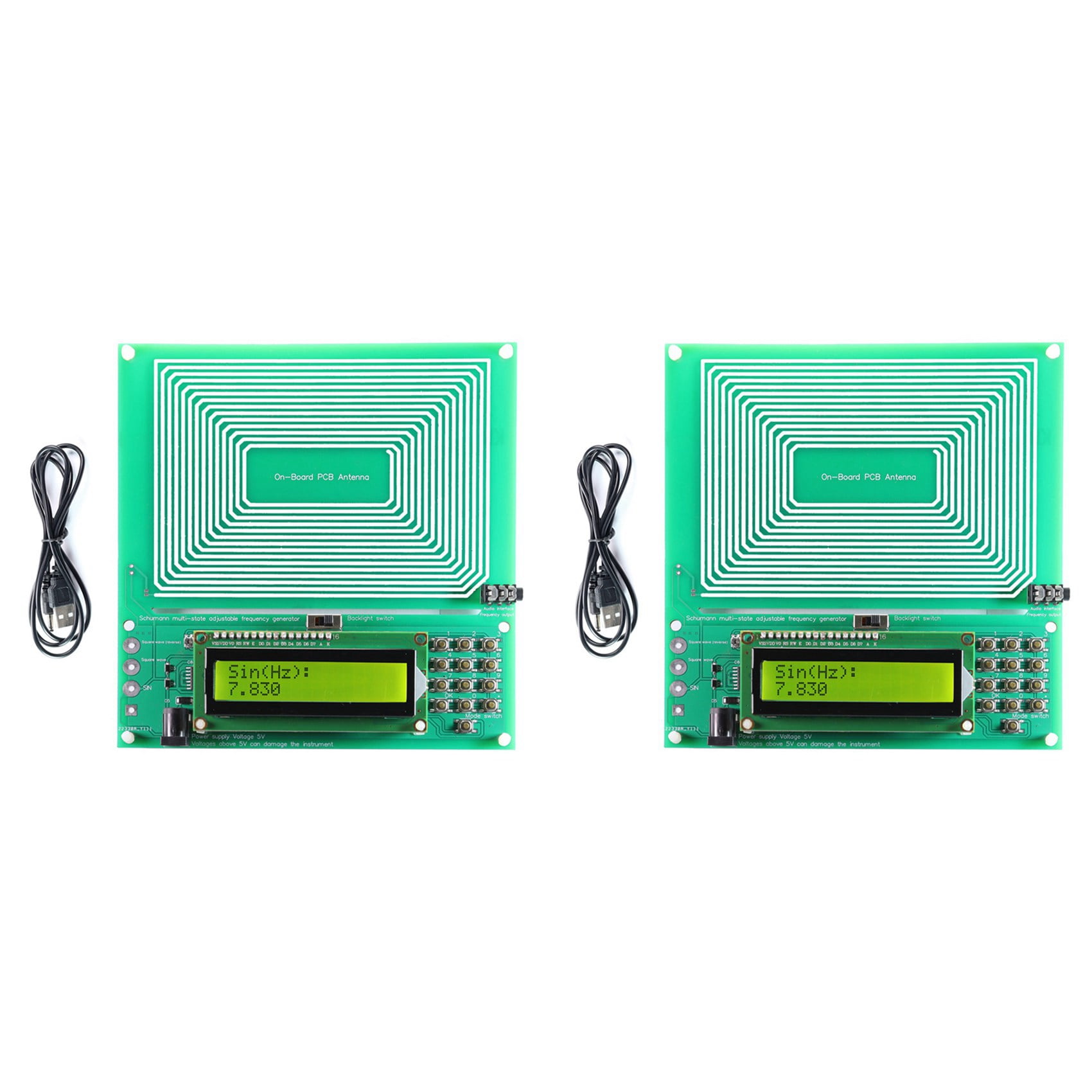 2X Adjustable 0.001HZ-200KHz 7.83HZ Resonance Ultra-Low Frequency Pulse ...