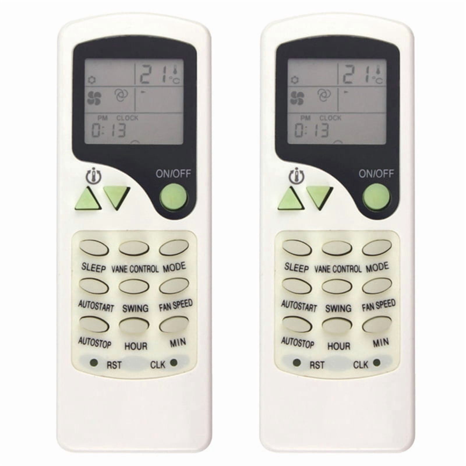 2X Air Conditioner Remote Control Wireless Remote Control is Suitable ...