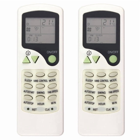2X Air Conditioner Remote Control Wireless Remote Control is Suitable ...