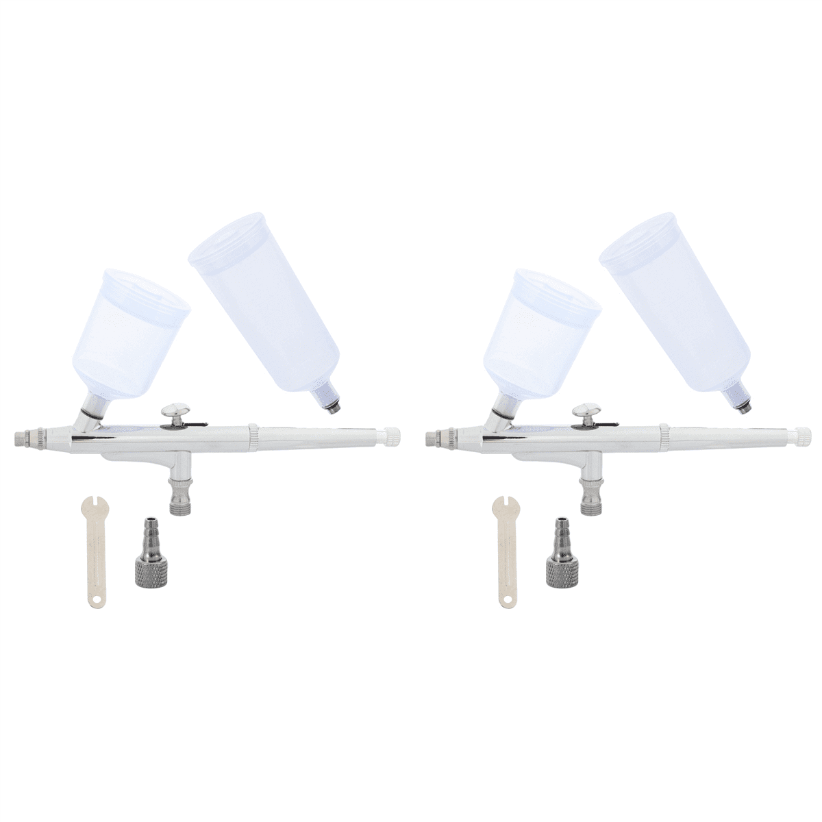 2X Airbrush Tool 0.5mm Feed Double Action Airbrush Cake Tattoo Pistola ...