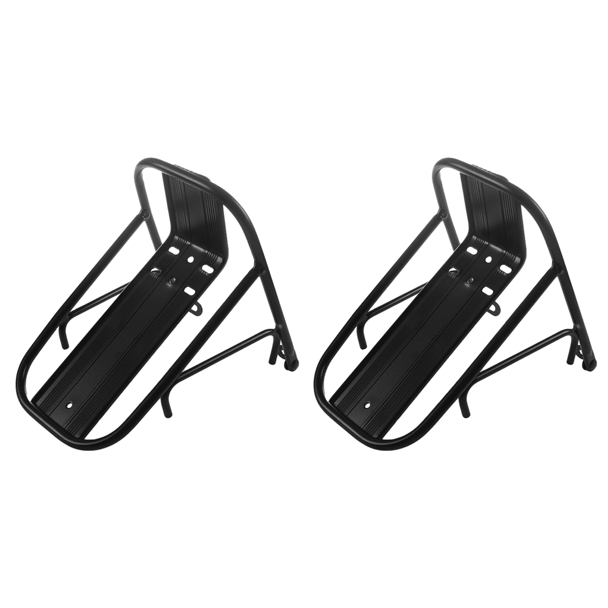 2X Aluminum Alloy Road Bike Bicycle Front Rack Carrier Panniers Bag ...