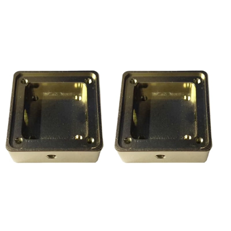2X Aluminum Alloy Shell Shielded Enclosure 19X19X5.5mm Golden ...