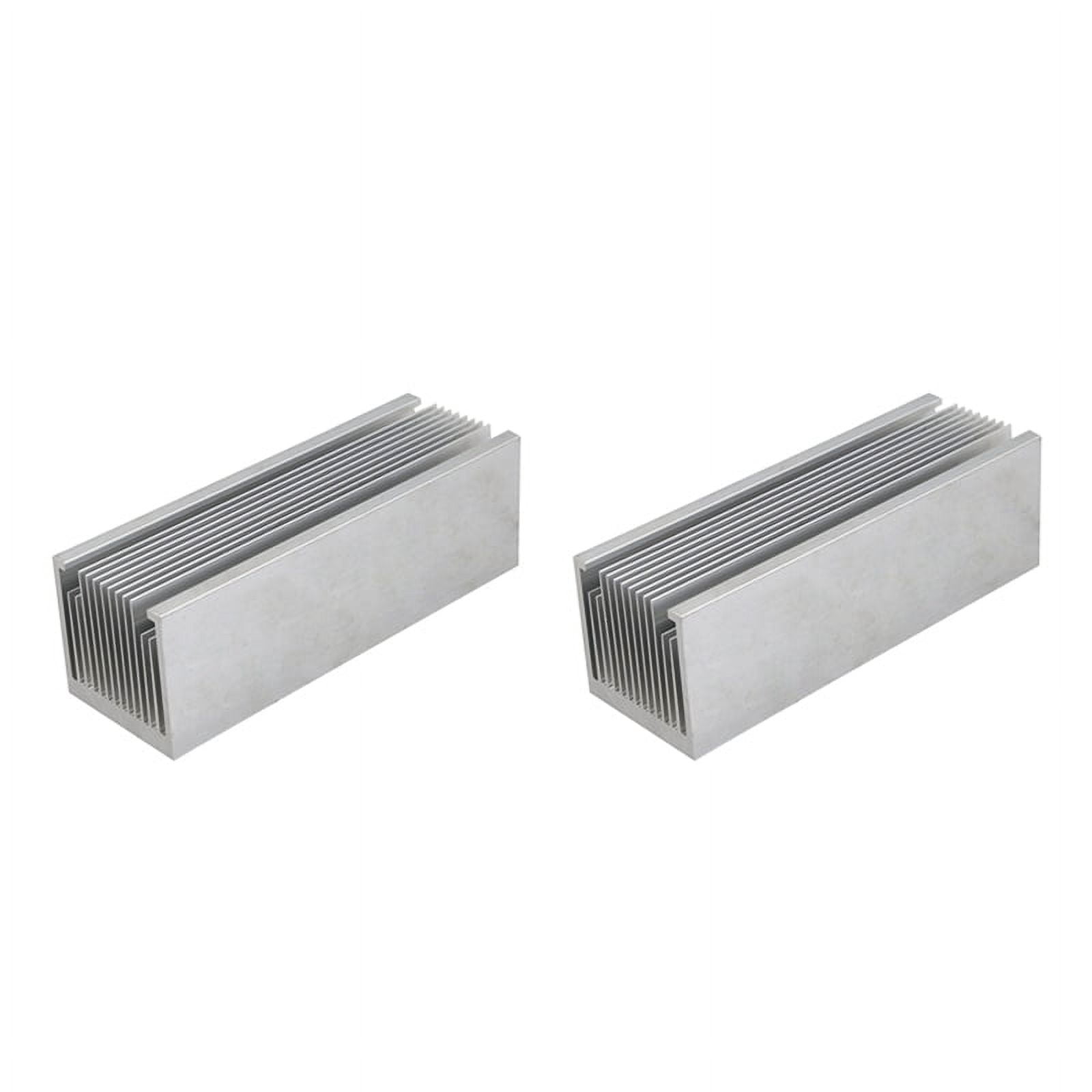 2X Aluminum Radiator 50x50x150MM Dense 14 Tooth Heat Sink for Power ...