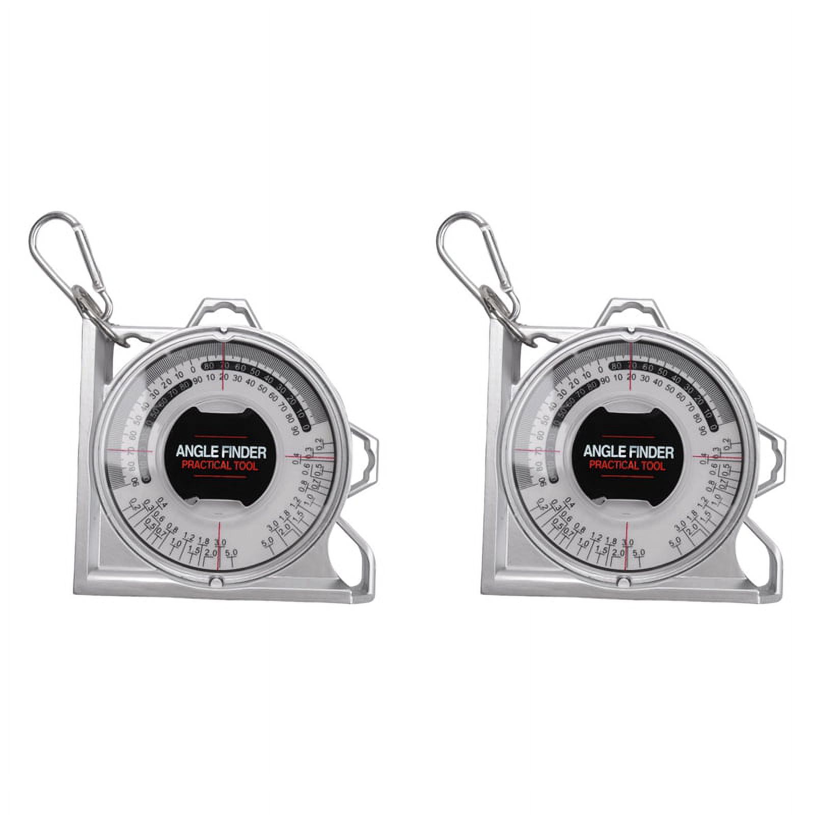 2X Angle Locator Slope Protractor Inclinometer Level Meter Clinometer ...