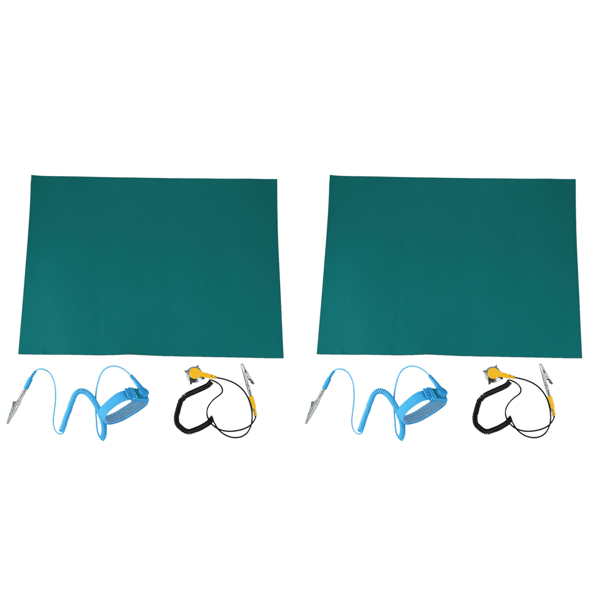 2X Anti-Static Mat Phone Repair Soldering Pad with Ground Wire ESD ...