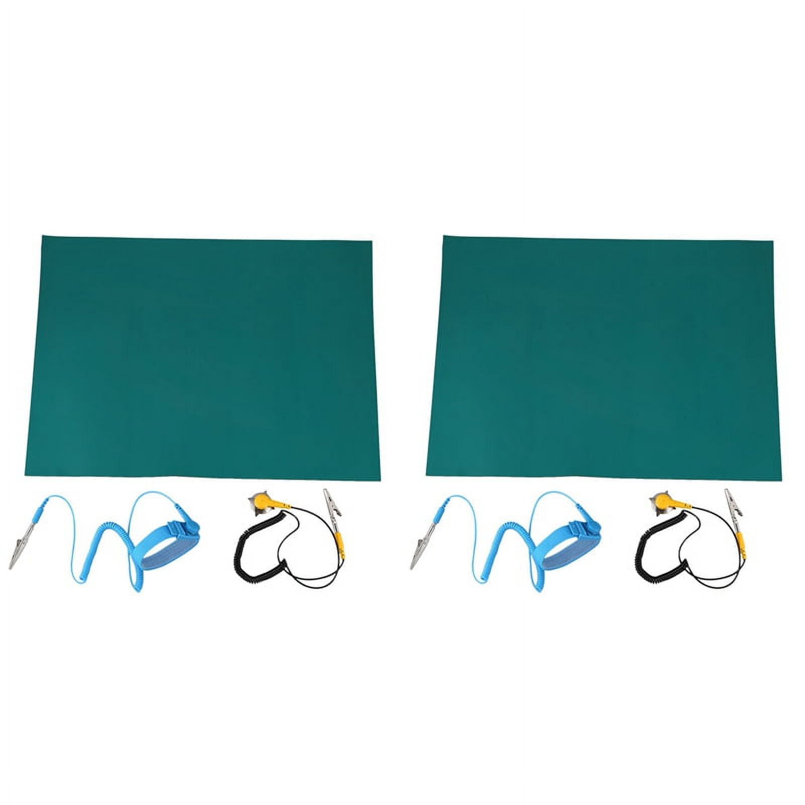 2X Anti-Static Mat Phone Repair Soldering Pad with Ground Wire ESD ...