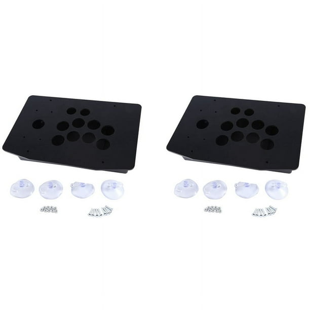 2X Arcade Joystick Acrylic Panel Case for Arcade Game Machine DIY Can ...