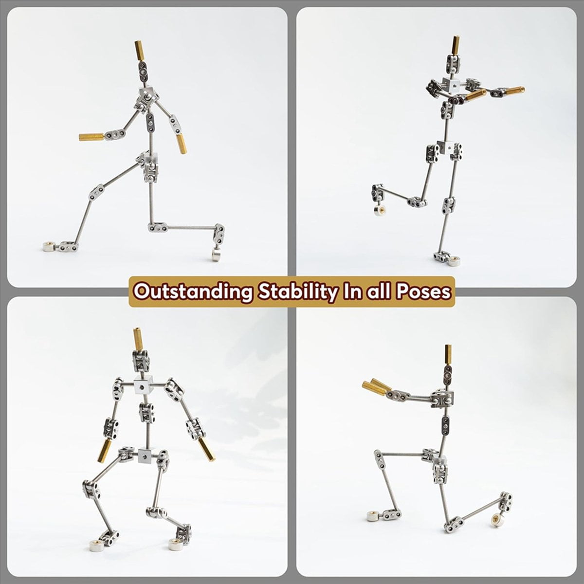 2X Armature Kit - DIY Metal Puppet Figure Skeleton, Easy to Assemble ...
