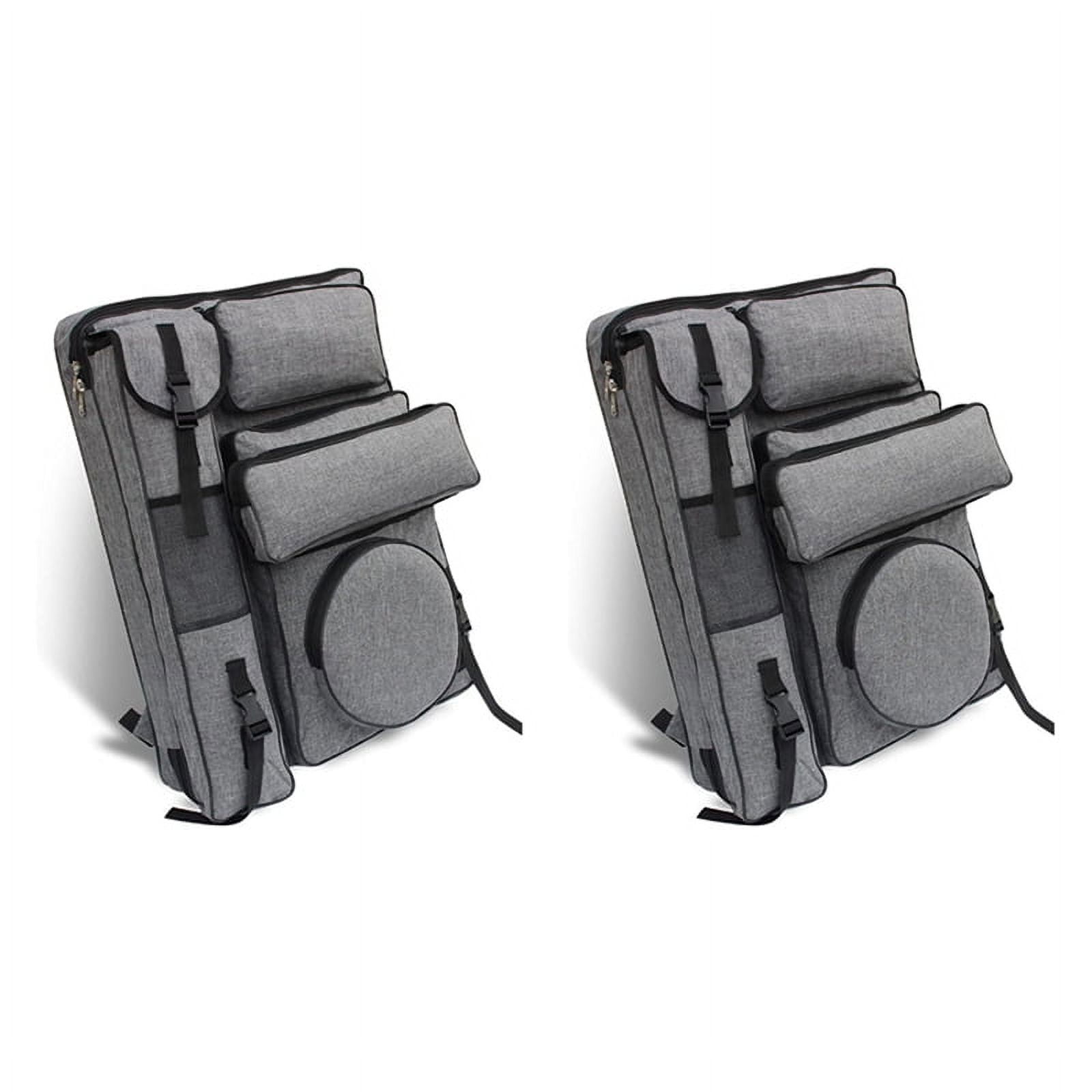 2X Art Portfolio Case,4K Canvas Artist Backpack Waterproof Art Carrying ...