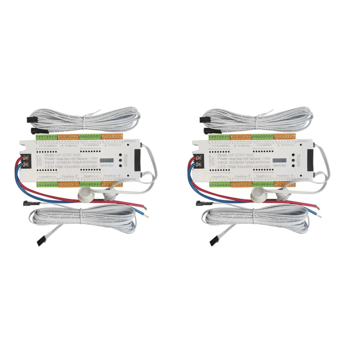 2X Automatic 32Channels Stairway Lighting LED Motion Sensor Stair Light ...