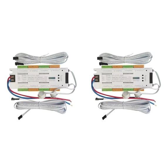 2X Automatic 32Channels Stairway Lighting LED Motion Sensor Stair Light ...