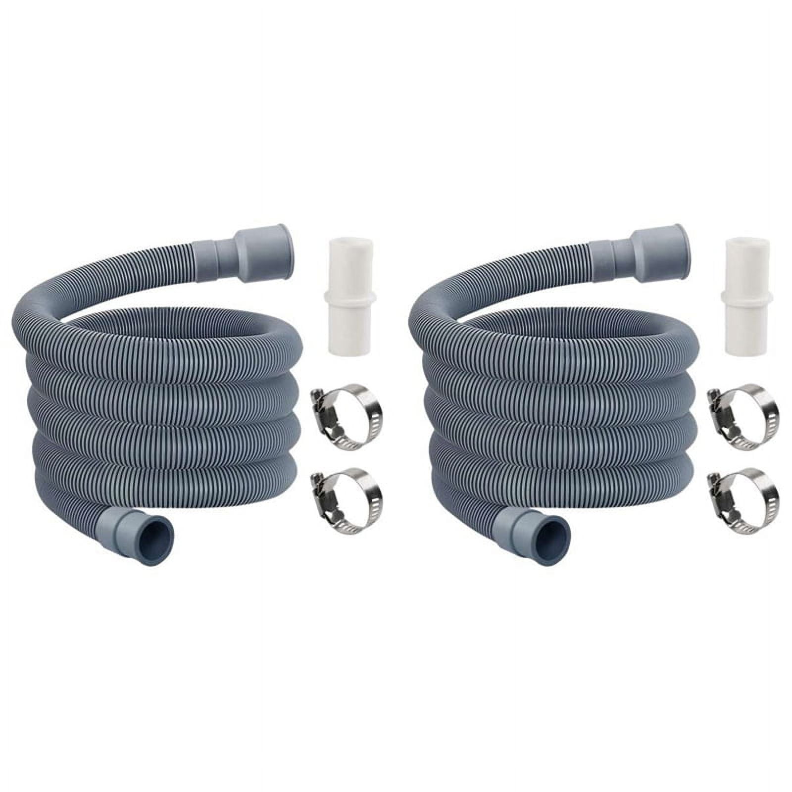 2X Automatic Drum Washing Machine Drain Pipe Drain Hose Fittings, 4 ...