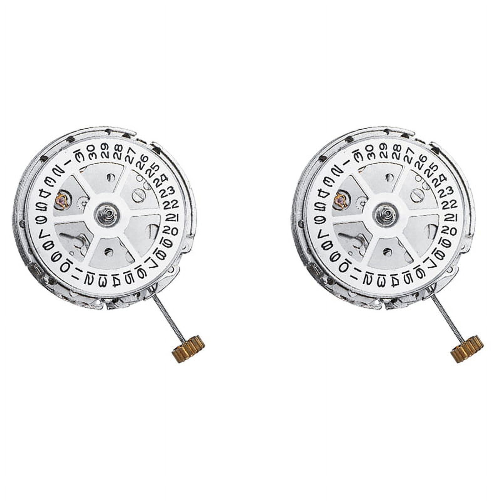 2X Automatic Movement Replacement Day Date Chronograph Watch ...