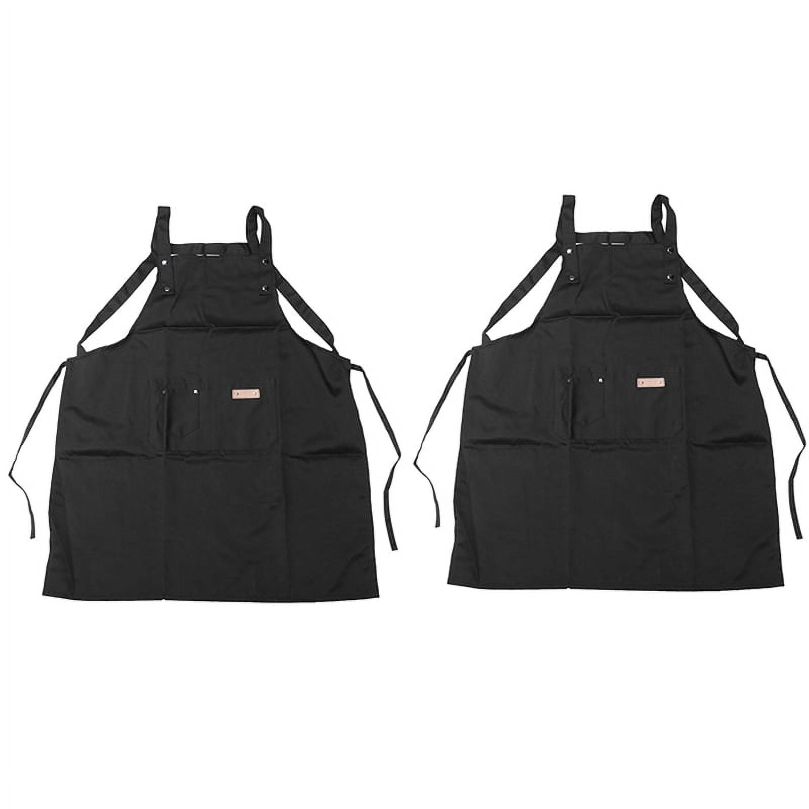 2X B Black Professional Stylist Apron Waterproof Hairdressing Coloring ...