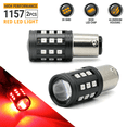 2X BAY15D 1157 High Power Red LED Rear Brake Stop Tail Lamp Light Bulbs ...