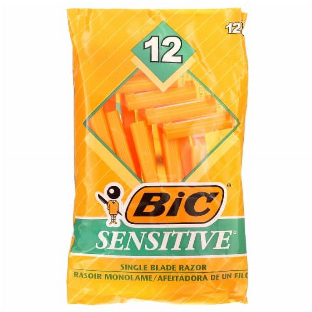 2X - BIC Sensitive Single Blade Razors - Walmart.com